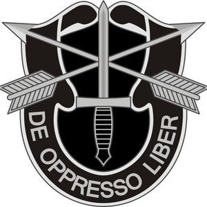 Military Special Forces Crest Birthday Edible 2D Fondant Birthday Cake ...