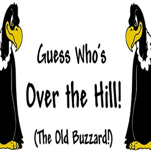 Over the Hill Buzzards Birthday ~ Edible 2D Fondant Birthday Cake ...