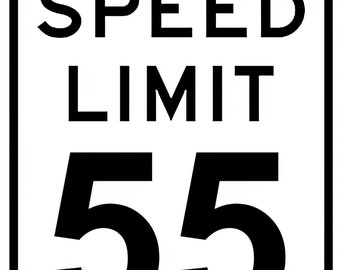 55th Birthday Speed Limit - Etsy