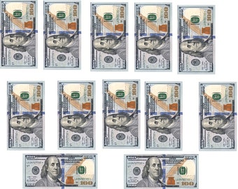 10 Dollar Bill Birthday Edible 2D Fondant Birthday Cake/cupcake Topper ...