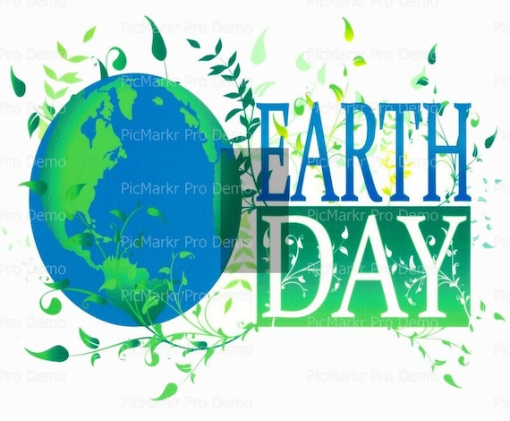 Happy Earth Day Edible 2D Fondant Birthday Cake/Cupcake | Etsy