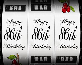 86th Birthday Cake - Etsy