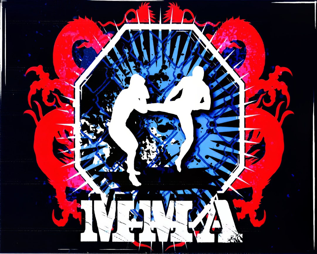 MMA Fighting Birthday ~ Edible 2D Fondant Birthday Cake/cupcake Topper ...