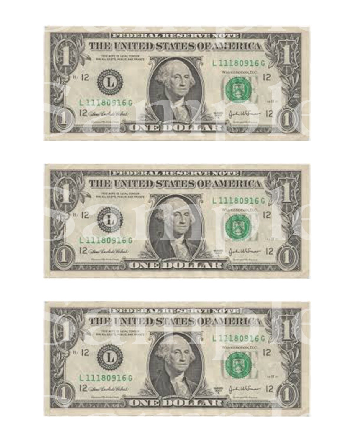 One Dollar Bills Casino Birthday - Edible 2D Fondant Cake & Cupcake ...