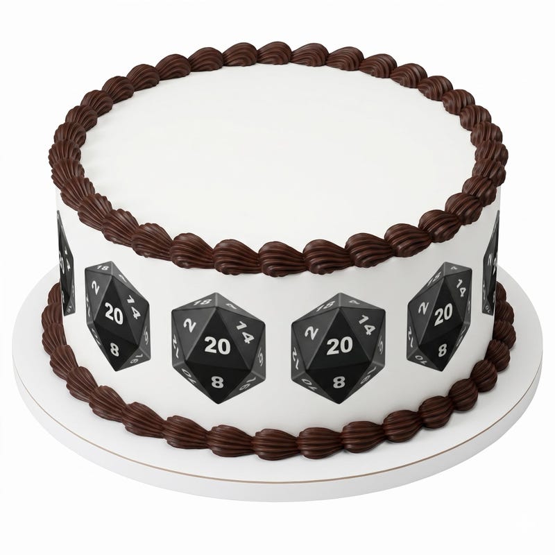 Dungeons and Dragons Cake - Etsy