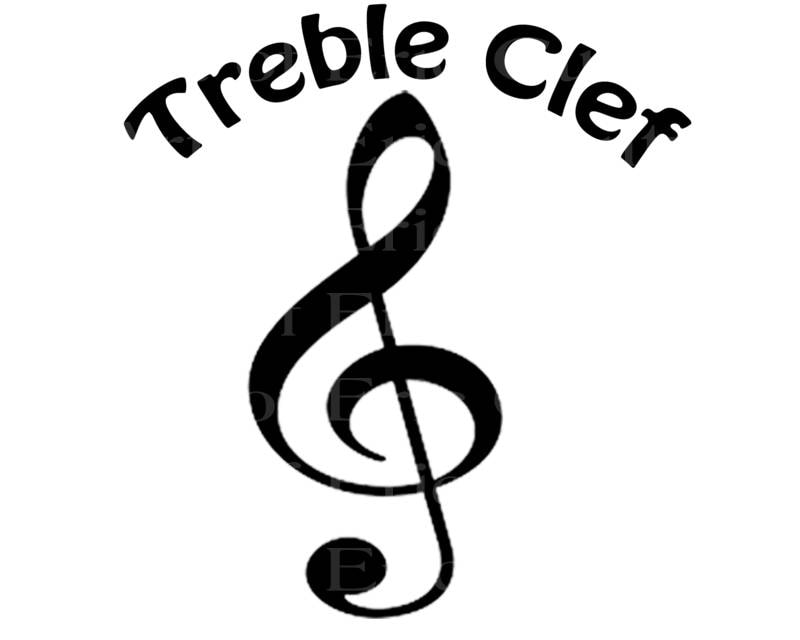 Treble Clef Band Music Notes Birthday ~ Edible 2d Fondant Birthday Cake Cupcake Topper ~ D22710
