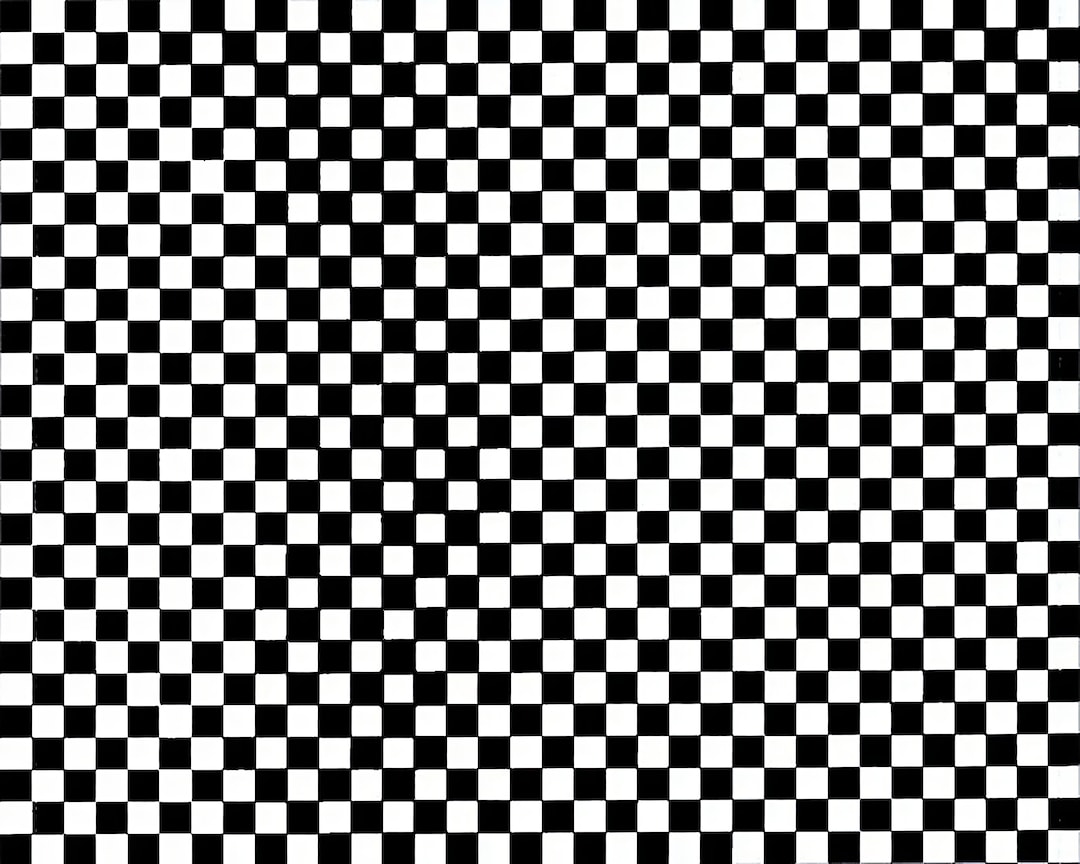 Checkerboard Birthday Topper ~ Edible 2D Fondant Birthday Cake/cupcake ...