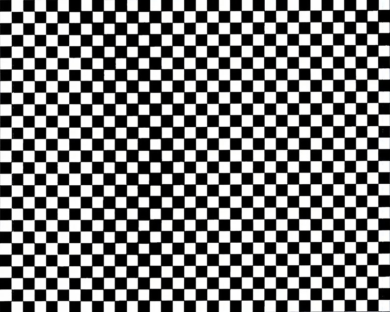 Checkerboard Birthday Topper ~ Edible 2D Fondant Birthday Cake/cupcake ...