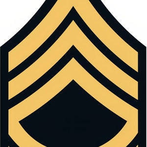 Army Sergeant First Class Military Birthday Edible 2D Fondant Birthday ...