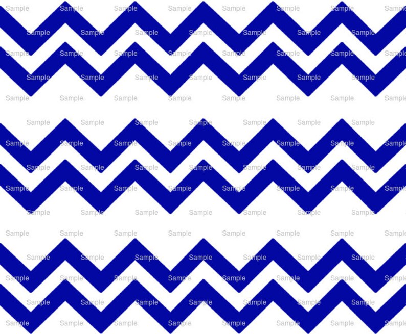 Dark Blue Chevron Birthday Background Side Strips Edible | Etsy