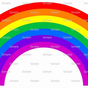 Rainbow Birthday Topper Edible 2D Fondant Birthday - Etsy