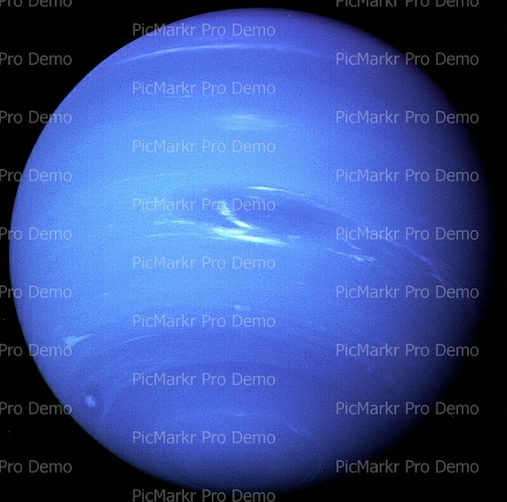 Neptune Planet and Space Edible 2D Fondant Birthday - Etsy