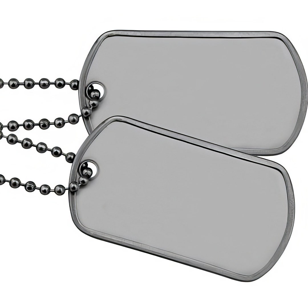 Military Dog Tags Birthday ~ Edible 2D Fondant Birthday Cake/cupcake ...