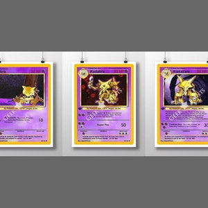 Pokemon *3 Evolution* Print Set A4 or A5 PRINTS *CHOOSE* - Etsy