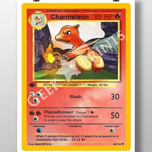 Pokemon Base Set 1 *charmander* *charmeleon* *charizard* Cards A4 or A5 ...