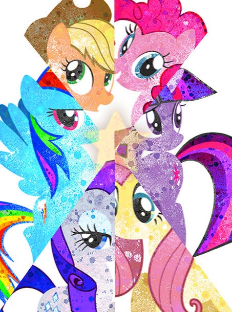 Pony Friends Print Set - Etsy UK