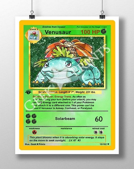 Venusaur Evolution Chart