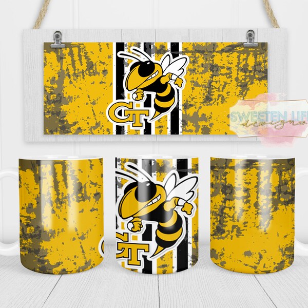 Georgia Tech Stencil - Etsy