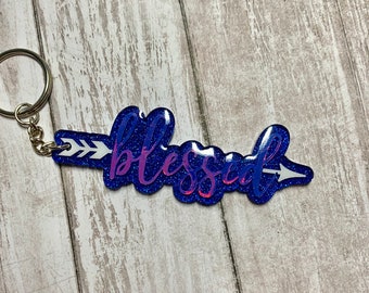 Blessed Keychain - Etsy