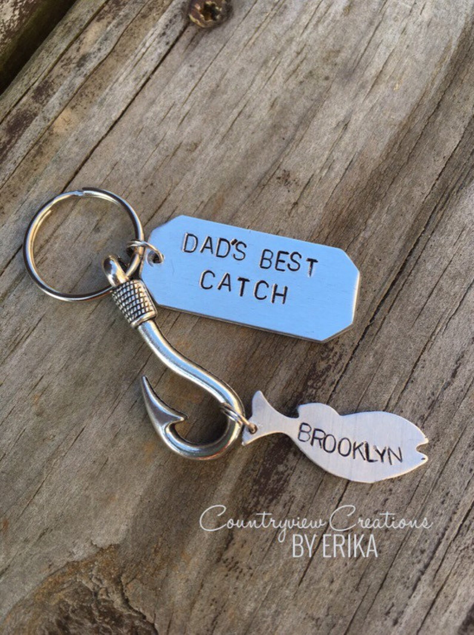 Fisherman Keychain.fishing Gift for Him.custom Keychain for - Etsy