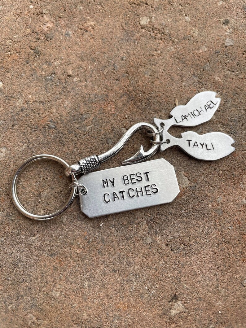 Fisherman Keychain.fishing Gift for Him.custom Keychain for - Etsy