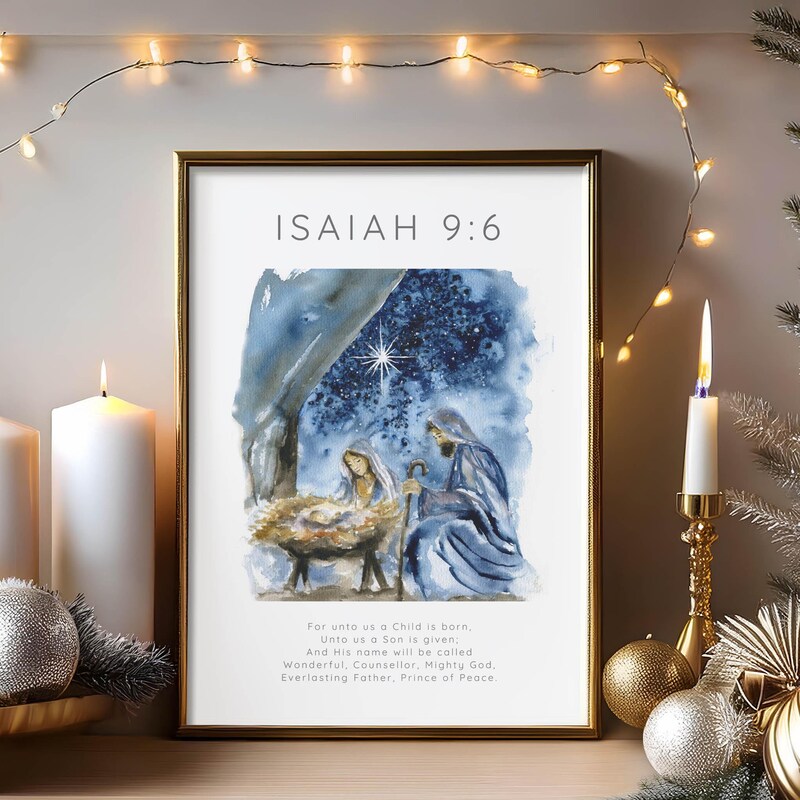 Isaiah 9 6 - Etsy