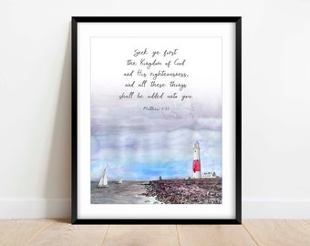 Seek Ye First | Etsy