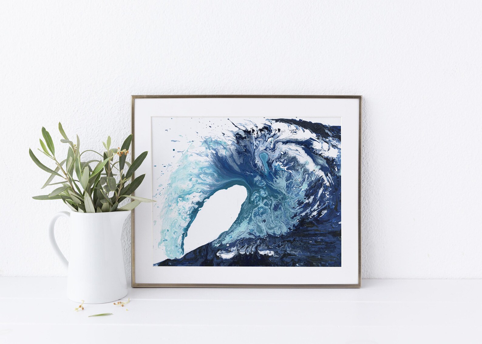Ocean Wave Art Surf Art Beach Poster Ocean Poster Abstract - Etsy