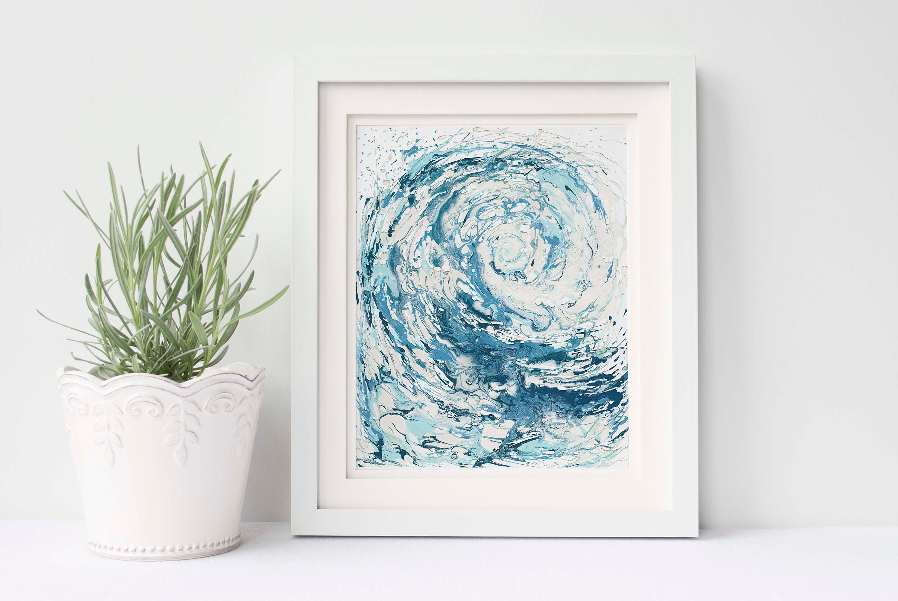 Ocean Waves Poster Ocean Print Surf Decor Poster Surf | Etsy