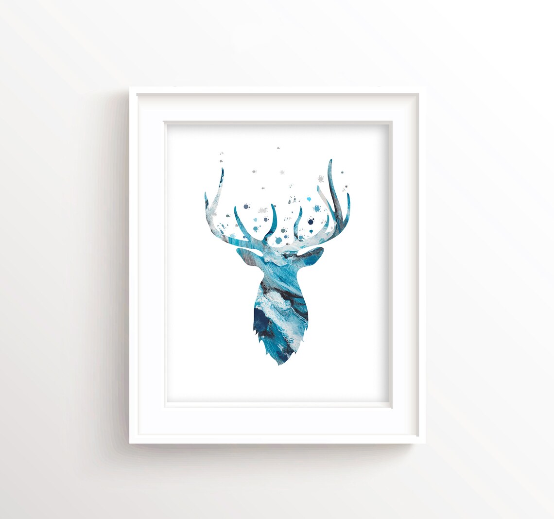 Stag Pictures Stag Print Deer Print Stag Wall Art Stag - Etsy