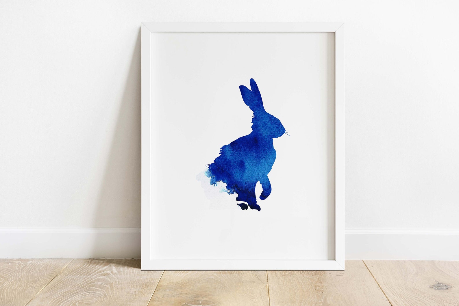 Watercolour Rabbit Print Abstract Rabbit Artwork Hare Art - Etsy