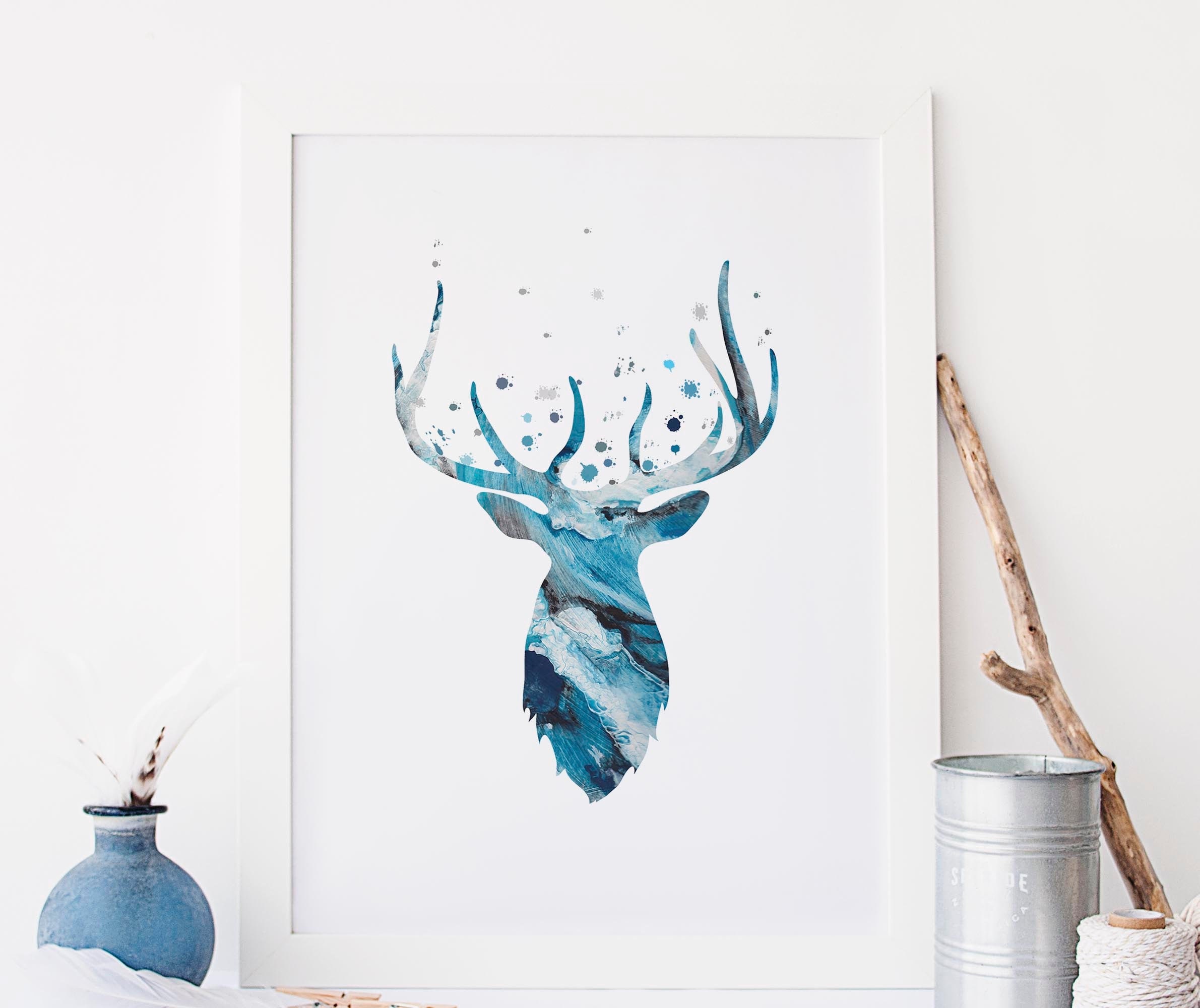 Stag Pictures Stag Print Deer Print Stag Wall Art Stag - Etsy UK