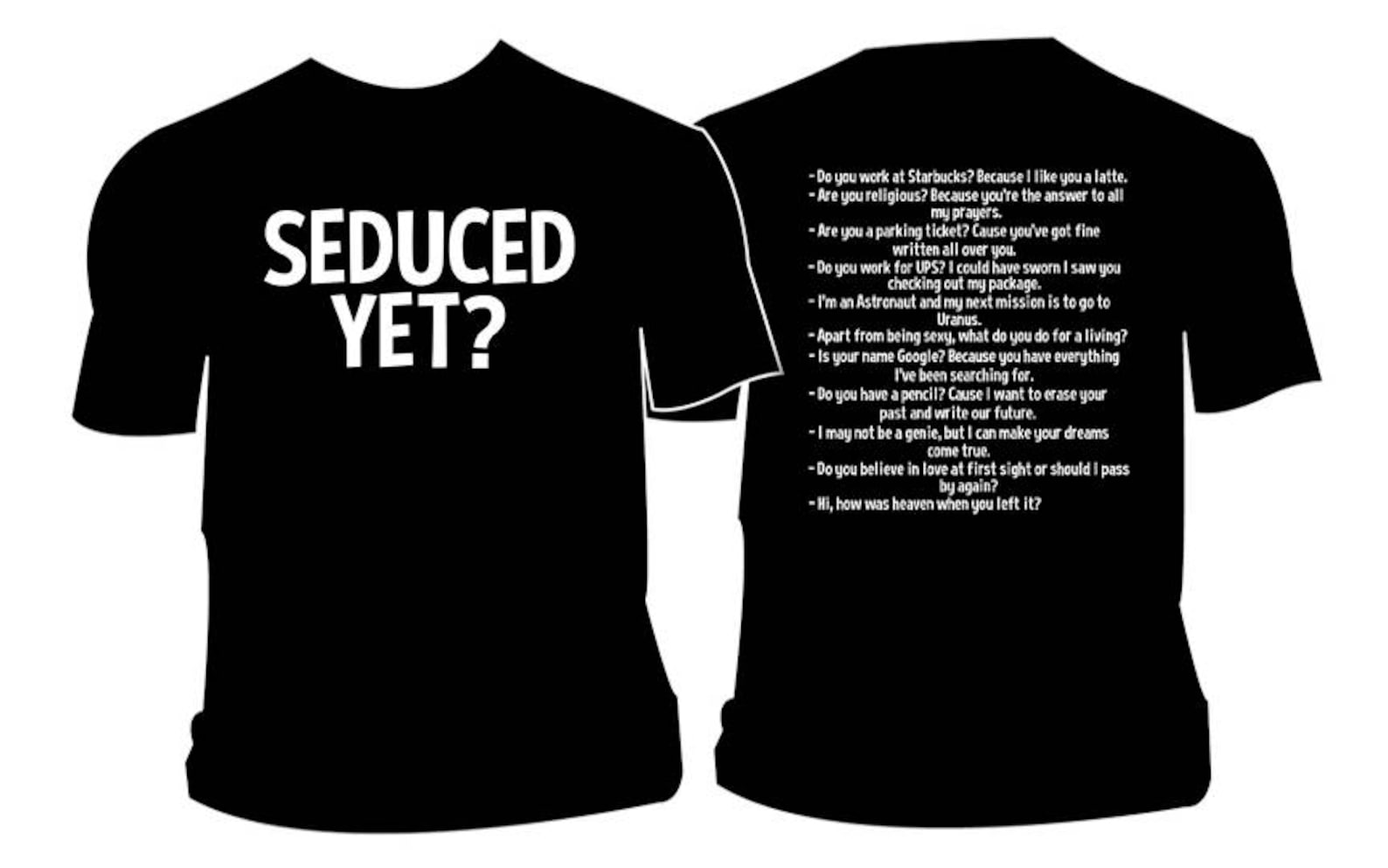 Cheesy Pick up Lines T-shirt. Funny Dating PUA Gag Gift Corny - Etsy