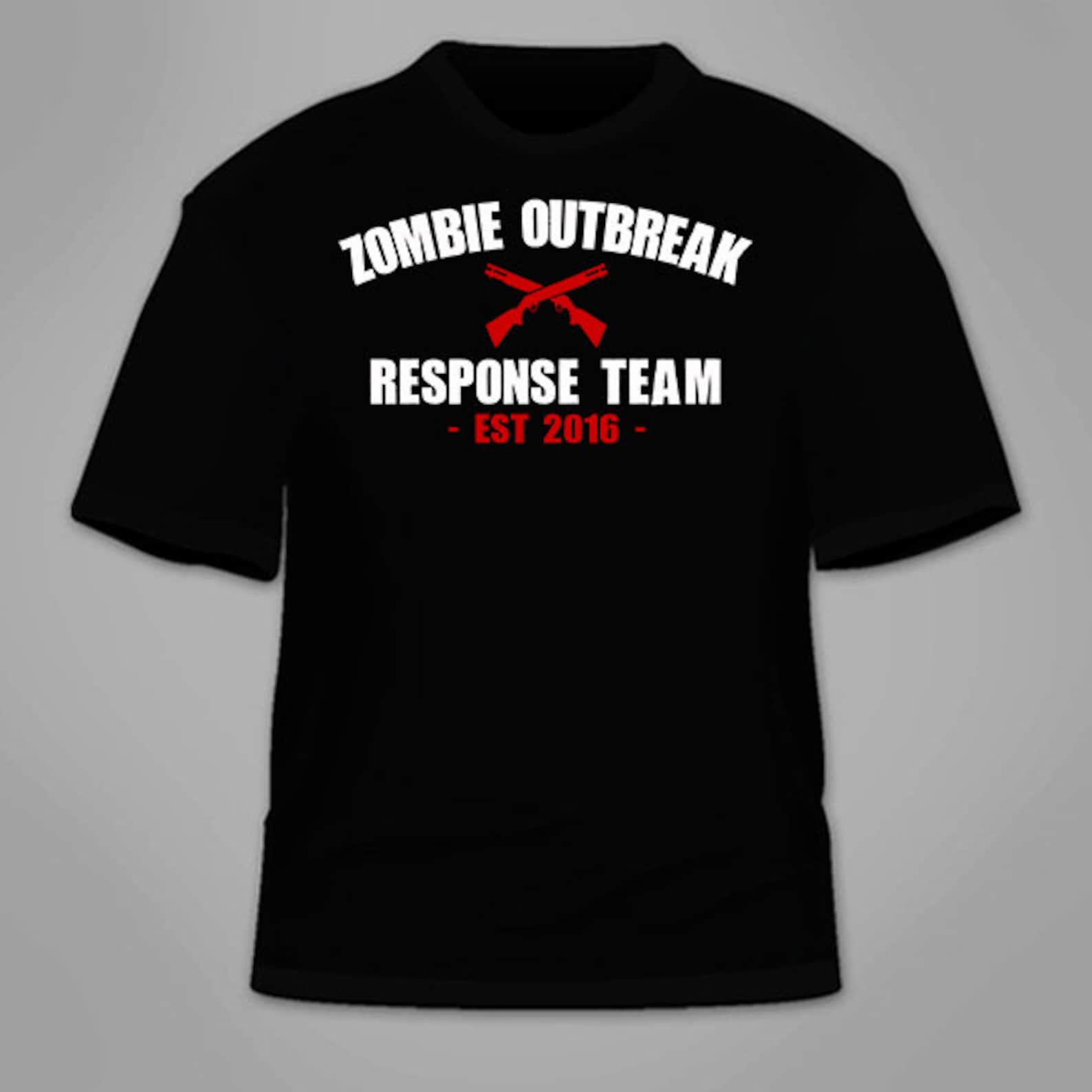 Zombie Outbreak Response Team T-shirt. Funny Zombies T Shirt Halloween ...