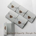Mini Note Cards- Mini Cards- Small Cards- Gray Cards- Tri-fold Envelope ...