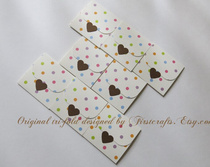 Mini Note Cards Small Cards Mini Notecards Polka Dot - Etsy