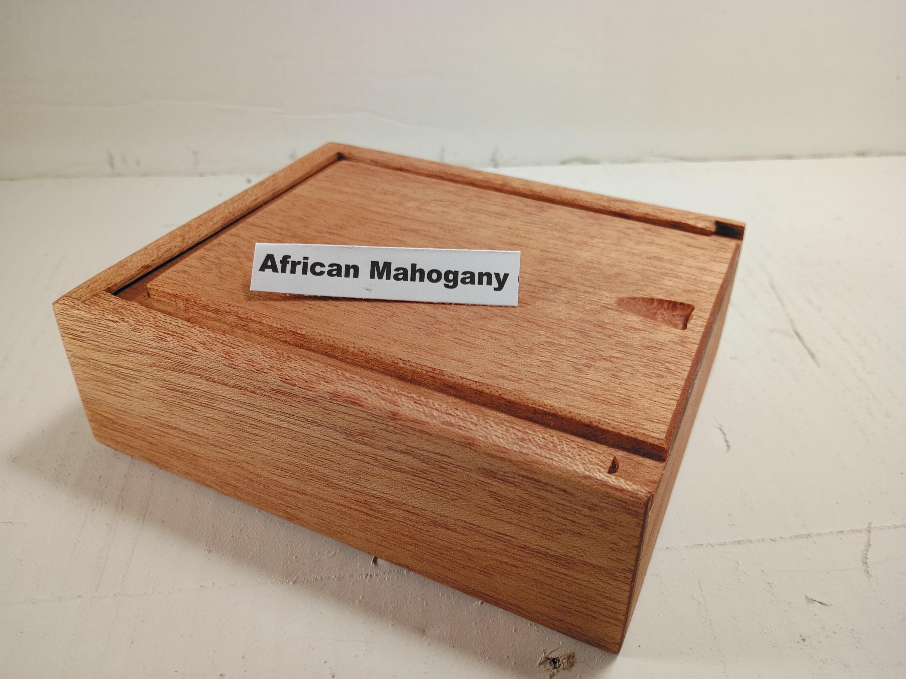 Slide Top Box (id:5.25x4.25x1.5) Gift Box (BX0333) Choice of Woods ...