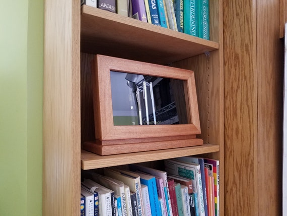 10P Solid African Mahogany Bookcase Display Stand OP0346 - Etsy