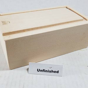 Medium Sliding Top General Purpose Box,(bx0307) (id6.25x3.25x2 Tall ...