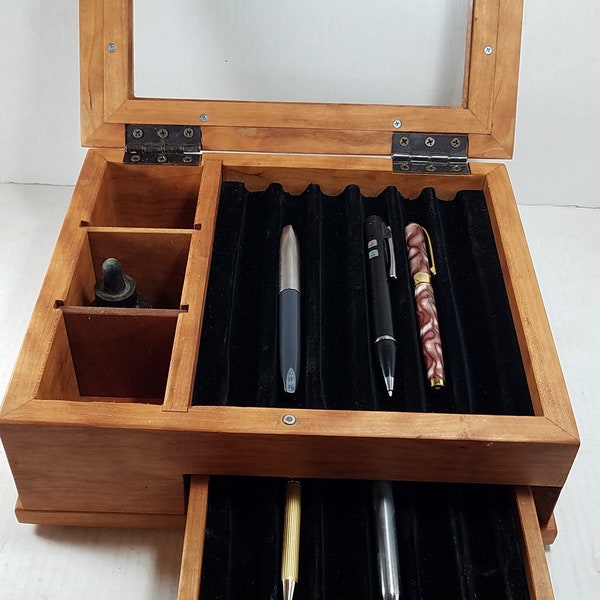 Wood Pen Case - Etsy
