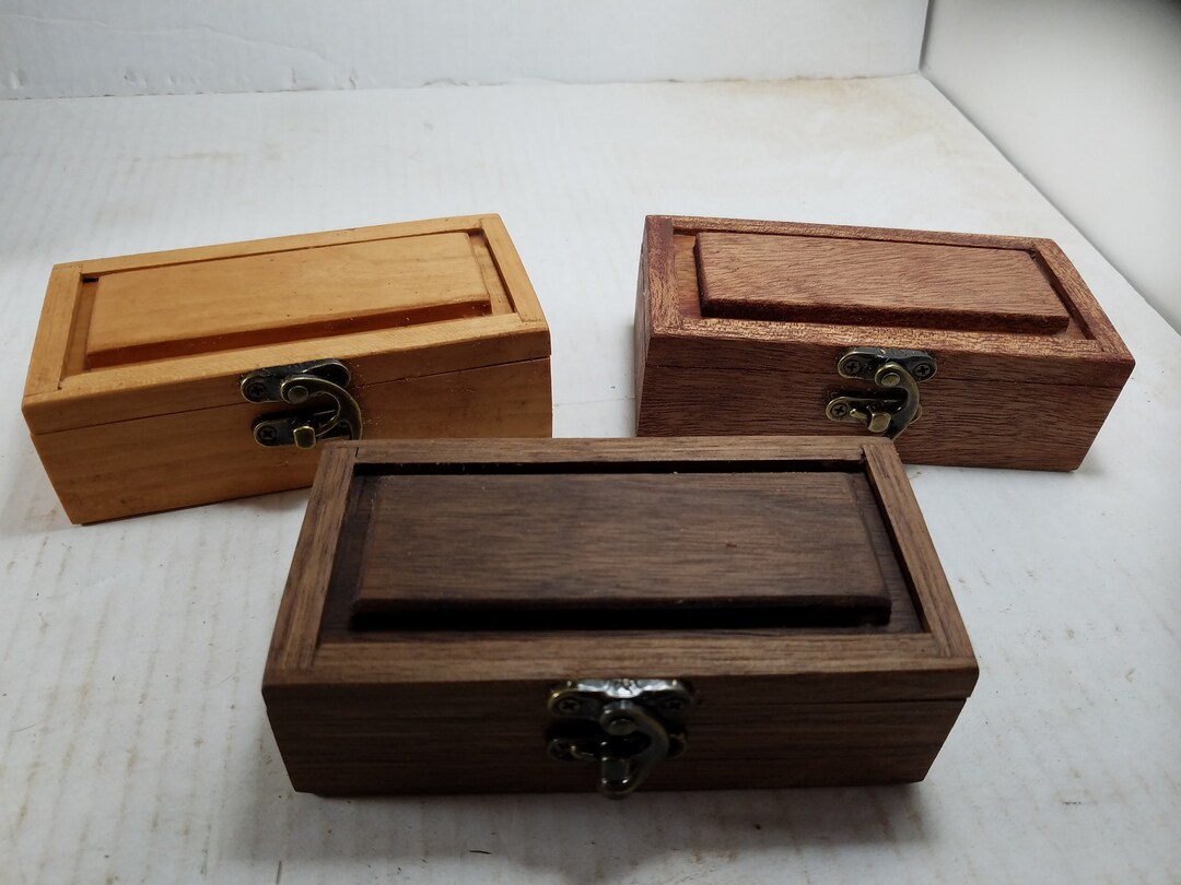 Small Hinged Top Box (BX0327) (ID 4.38x1.88x.68 Tall)presentation Box ...