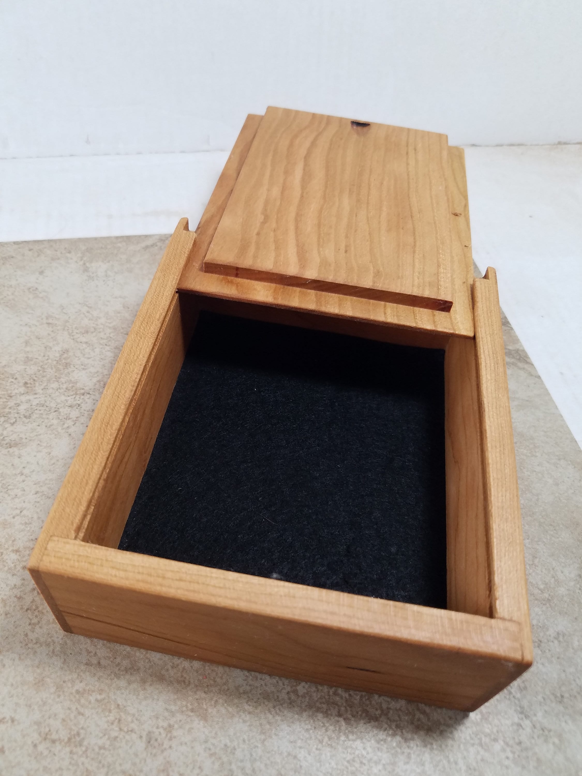 Slide Top Box (id:5.25x4.25x1.5) Gift Box (BX0333) Choice of Woods ...