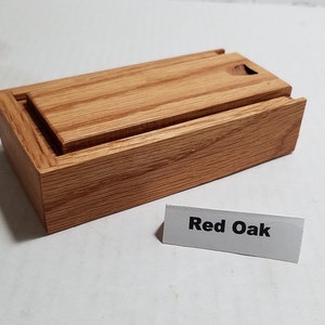 Small Slide Top General Purpose Wood Box (BX0292) (ID 4.2x1.9x.6 Tall ...