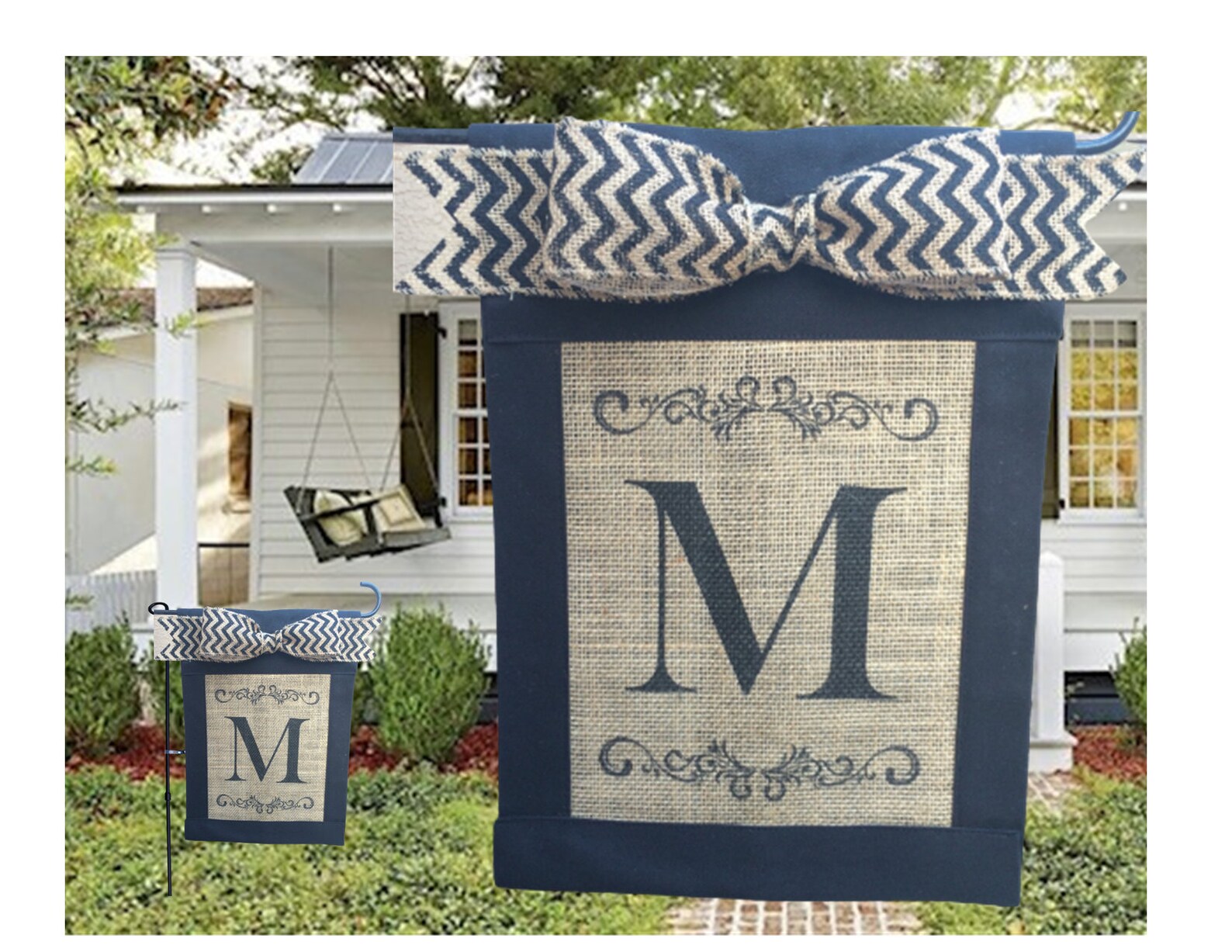 Personalized Burlap Garden Flag for New Homeowners, Custom Outdoor ...
