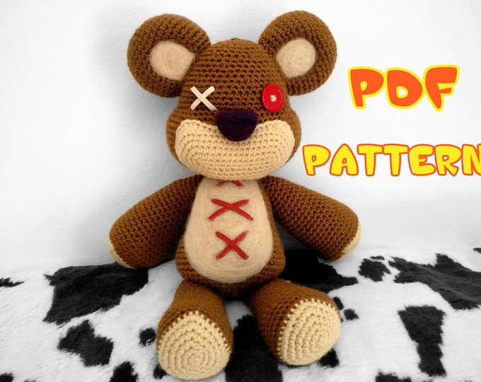 CROCHET-PATTERN: Creature Inspired by Banette Pokemon Amigurumi ...