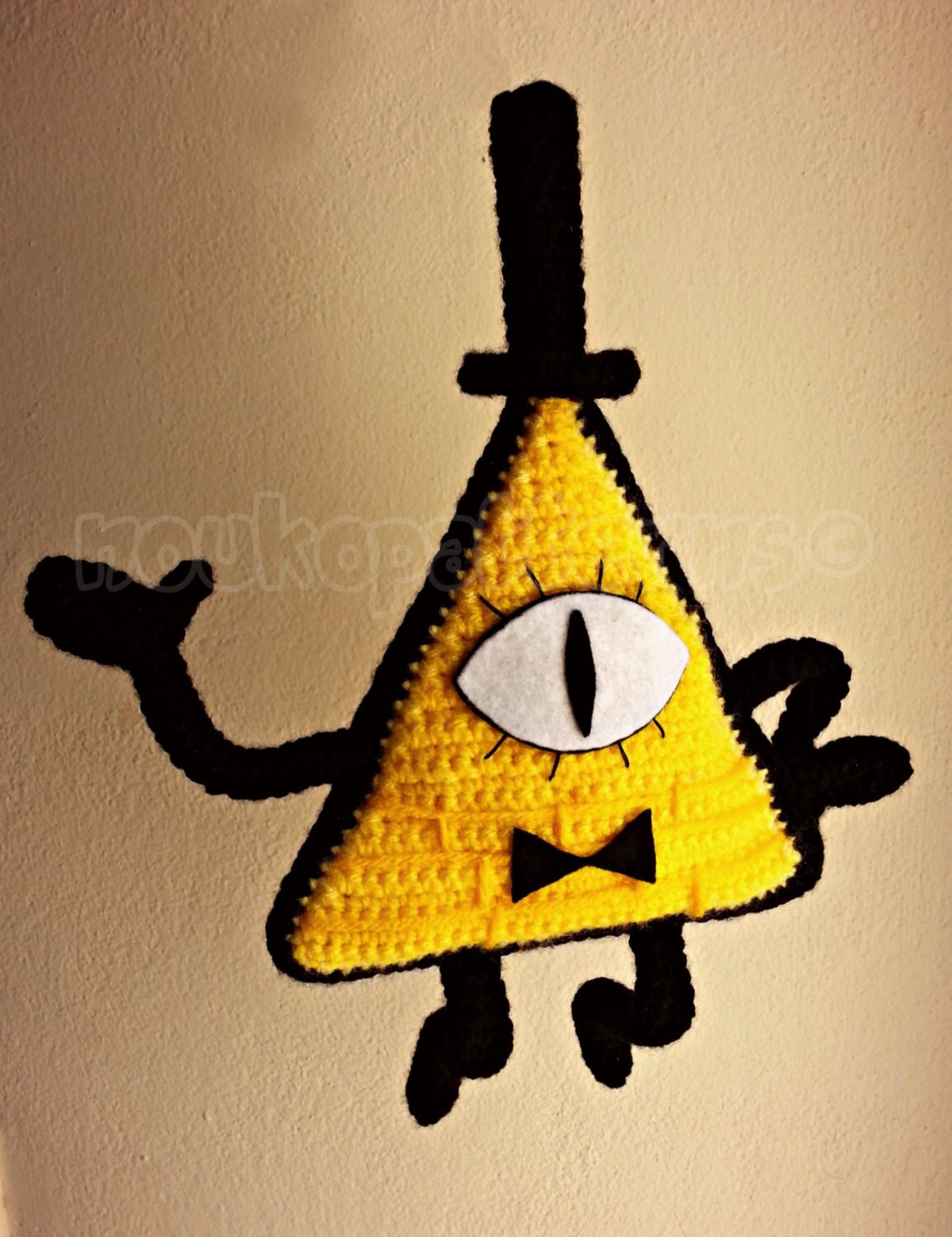 CROCHET-PATTERN: Evil Triangle Inspired by Bill Cipher (gravity Falls ...