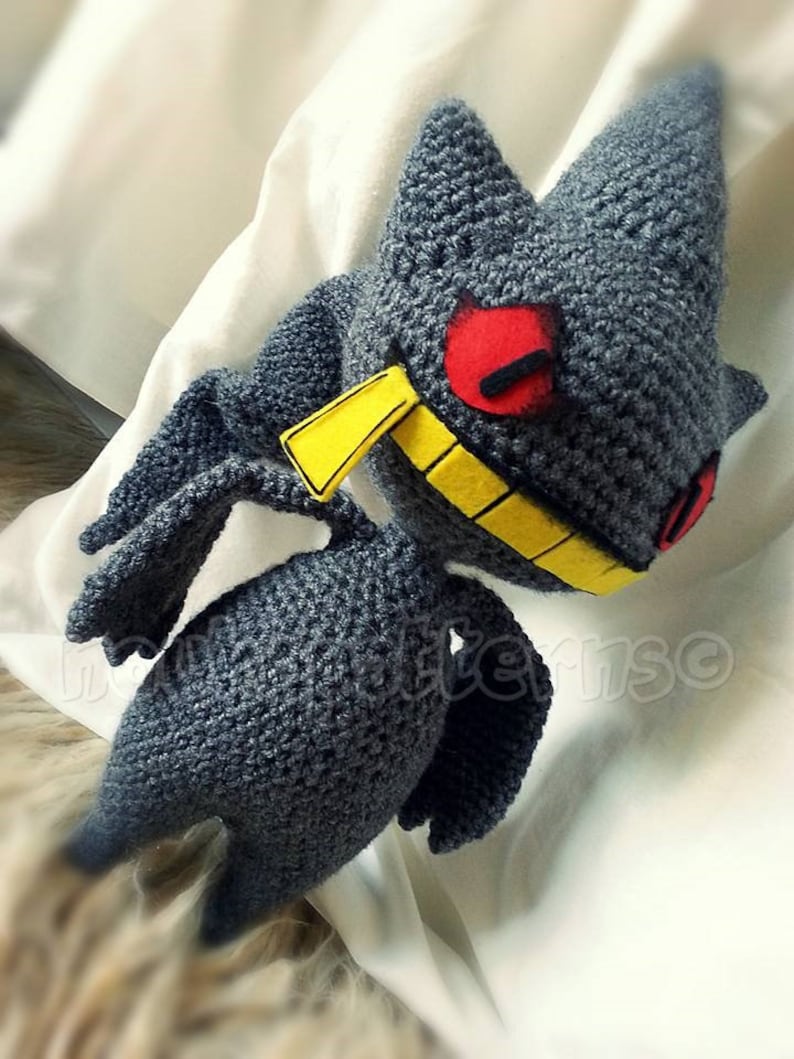 CROCHET-PATTERN: Creature Inspired by Banette Pokemon Amigurumi ...