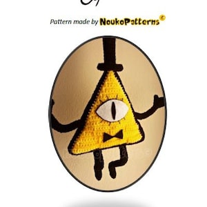 CROCHET-PATTERN: Evil Triangle Inspired by Bill Cipher (gravity Falls ...