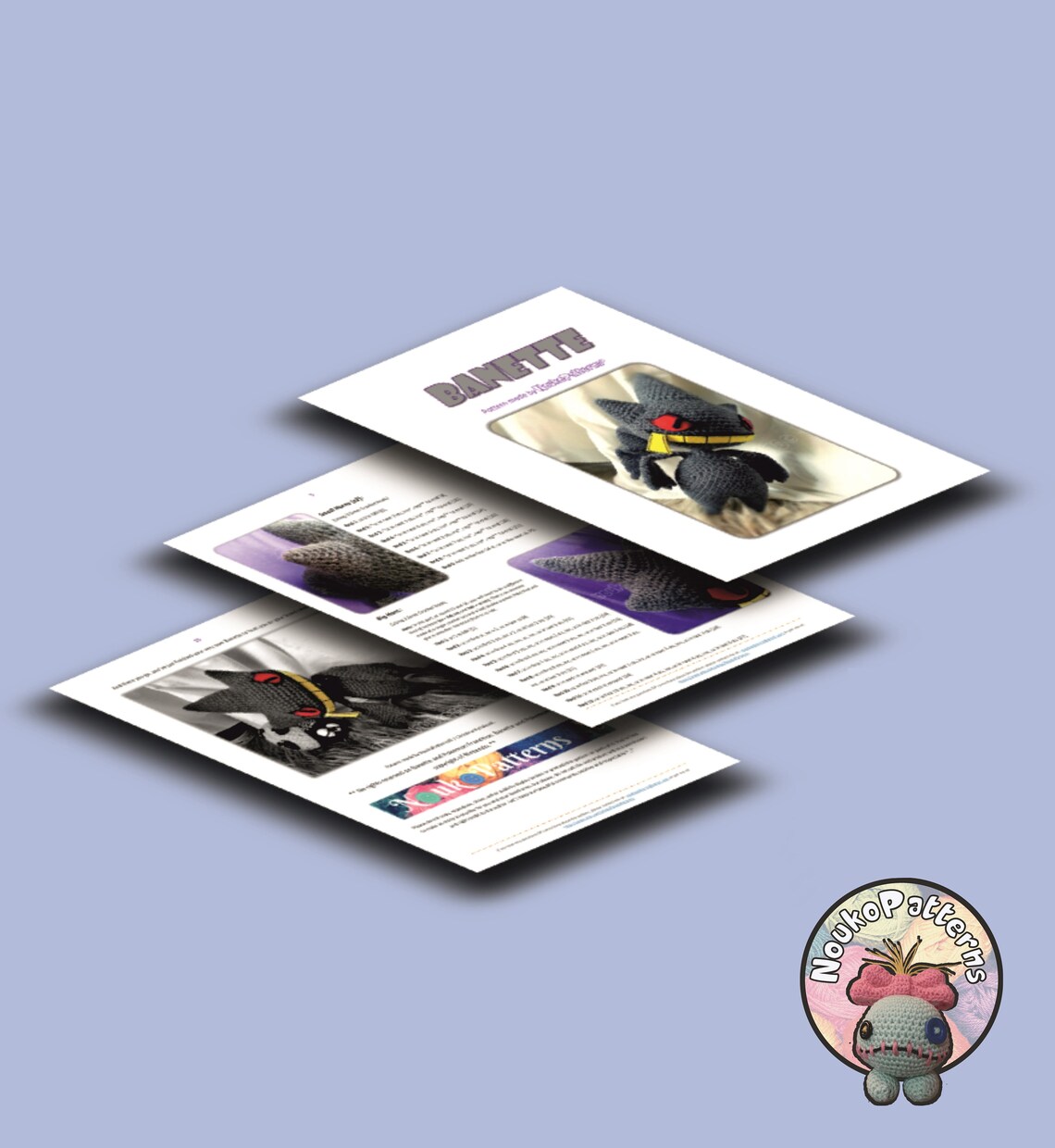 CROCHET-PATTERN: Creature Inspired by Banette Pokemon Amigurumi ...