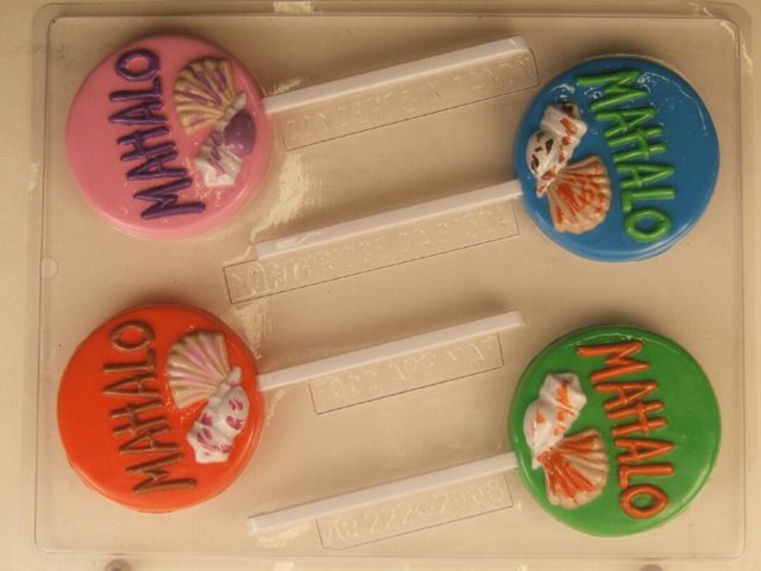 MAHALO in Large Letters W/ Shells on Circular Background AO222 - Etsy